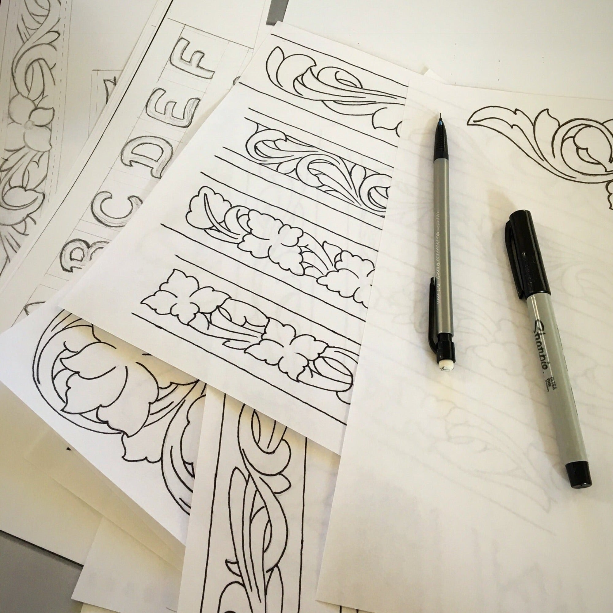 Leather Tooling Pattern Book by Joe Meling - Vol 1 – 23 Plus